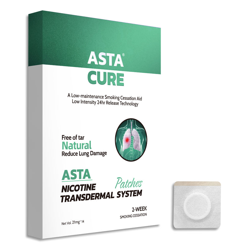 ASTACURE NICOTINE TRANSDERMAL SYSTEM PATCHES 14pcs – P＆W APS